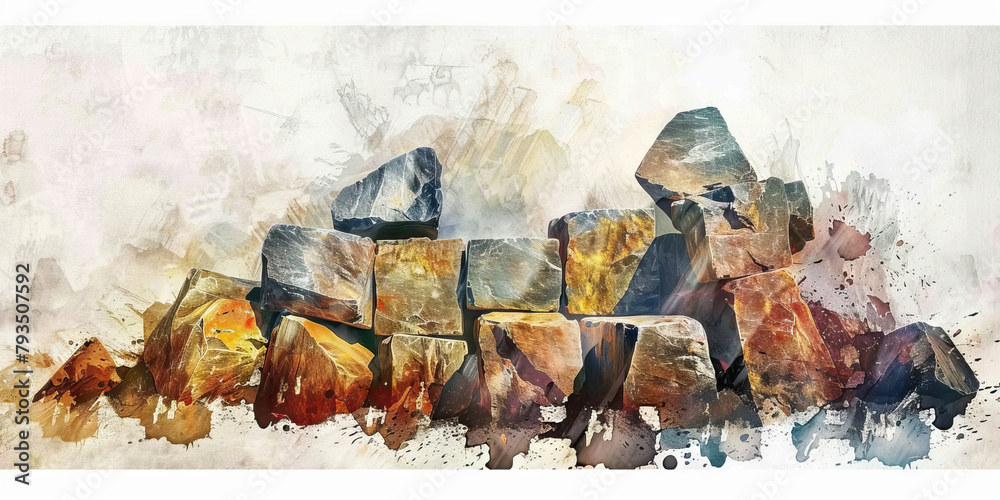 Spiritual Foundations: The Solid Rock and Building Blocks - Picture a ...