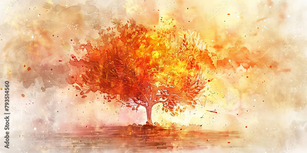 The Burning Bush and Spiritual Rebirth - Imagine a burning bush ...