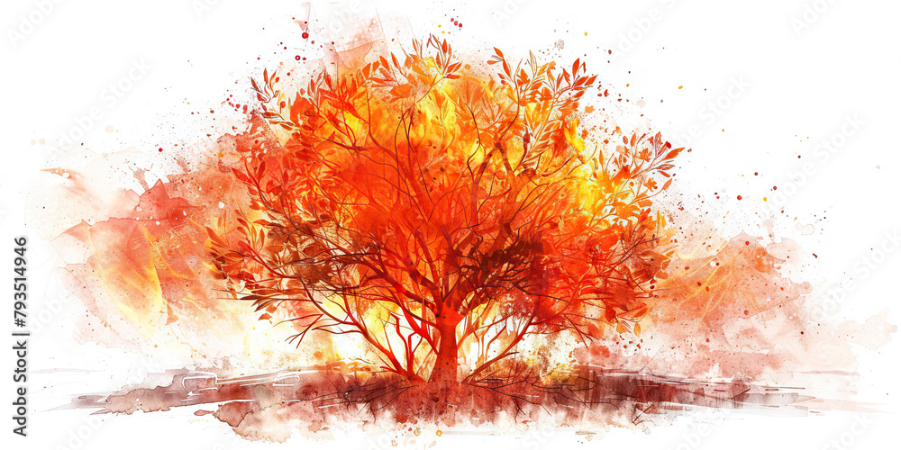 The Burning Bush and Spiritual Rebirth - Imagine a burning bush ...