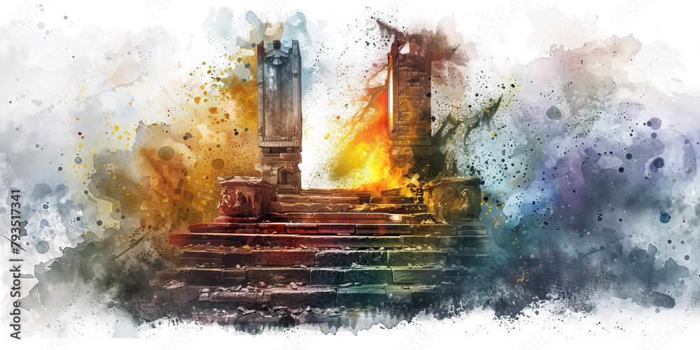 The Broken Altar and Redeeming Sacrifice - Visualize a broken altar ...