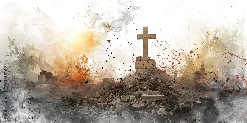The Broken Altar and Redeeming Sacrifice - Visualize a broken altar ...