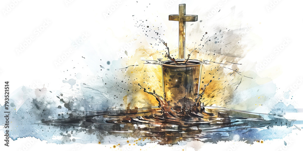 Grace: The Overflowing Cup and Cross - Picture an overflowing cup with ...