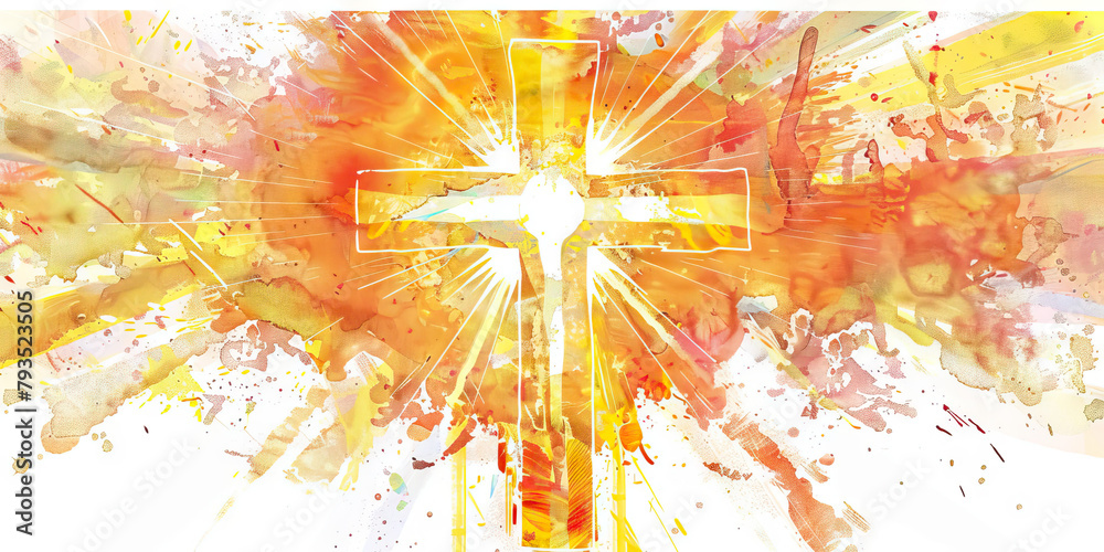 Light of the World: The Radiant Sun and Cross - Imagine a radiant sun ...