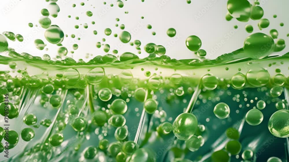 A graphic illustration highlighting the various stages of algae ...