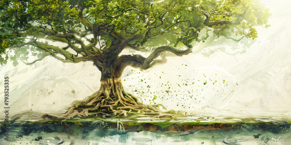 Spiritual Heritage: The Roots and Towering Tree - Visualize the roots ...