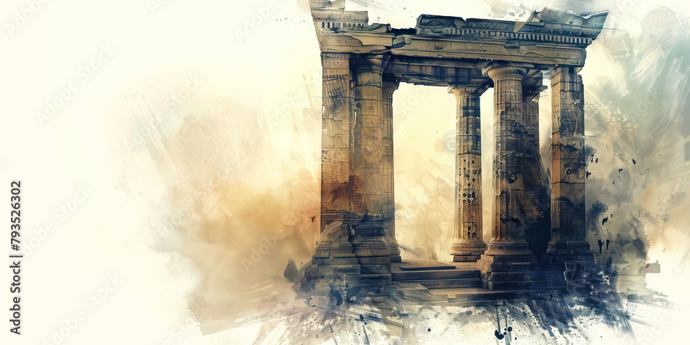 Pillar of Faith: The Ancient Pillar and Supportive Structure - Imagine ...