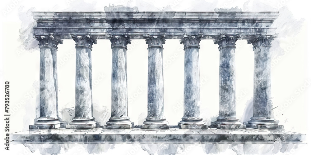 Pillar of Faith: The Ancient Pillar and Supportive Structure - Imagine ...