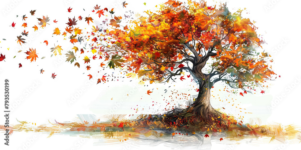 Spiritual Legacy: The Tree of Life and Fallen Leaves - Imagine a tree ...