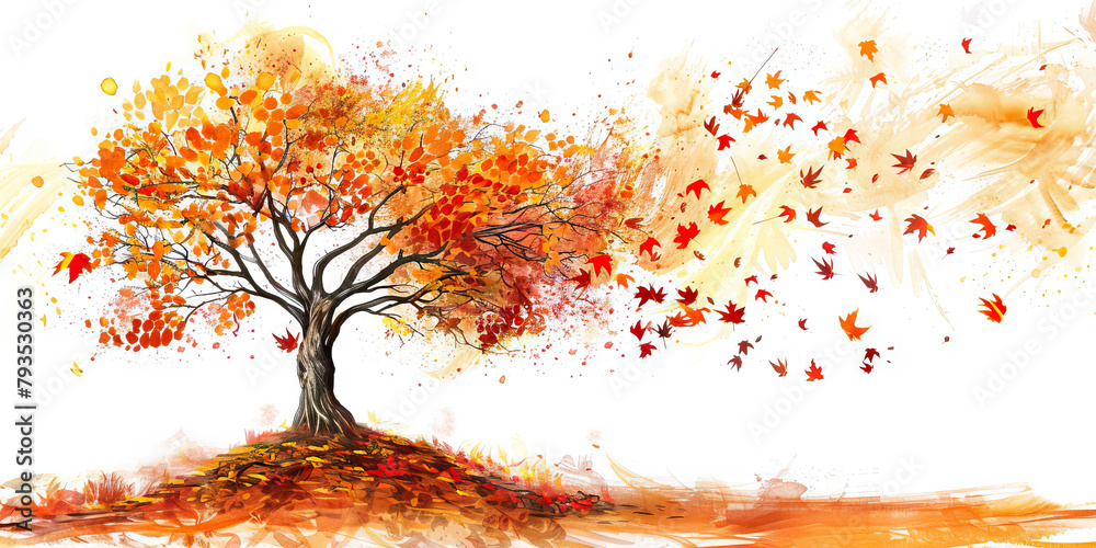 Spiritual Legacy: The Tree of Life and Fallen Leaves - Imagine a tree ...
