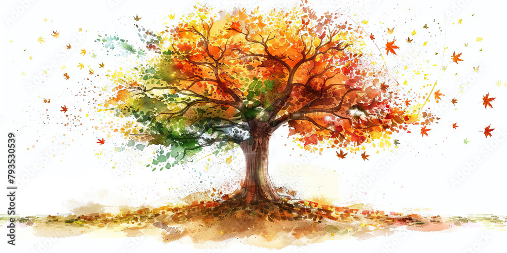 Spiritual Legacy: The Tree of Life and Fallen Leaves - Imagine a tree ...