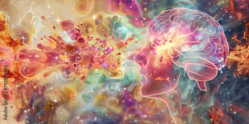 Mind Expansion: The Cosmic Brain and Exploding Thoughts - Visualize a ...