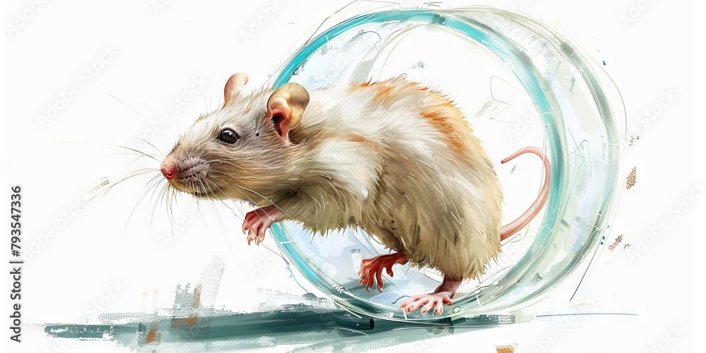 Lab Rat: The Rat in the Wheel and Endless Testing - Visualize a rat ...