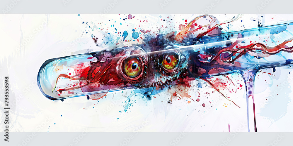 Test Tube Creature: The Creature in Test Tube and Manipulation ...