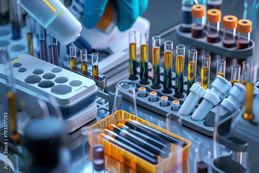 Foto de A realistic image showcasing a researcher using a ...