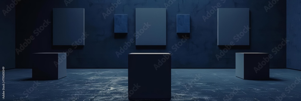 Creating a sleek and modern aesthetic for E voting with a dark blue ...