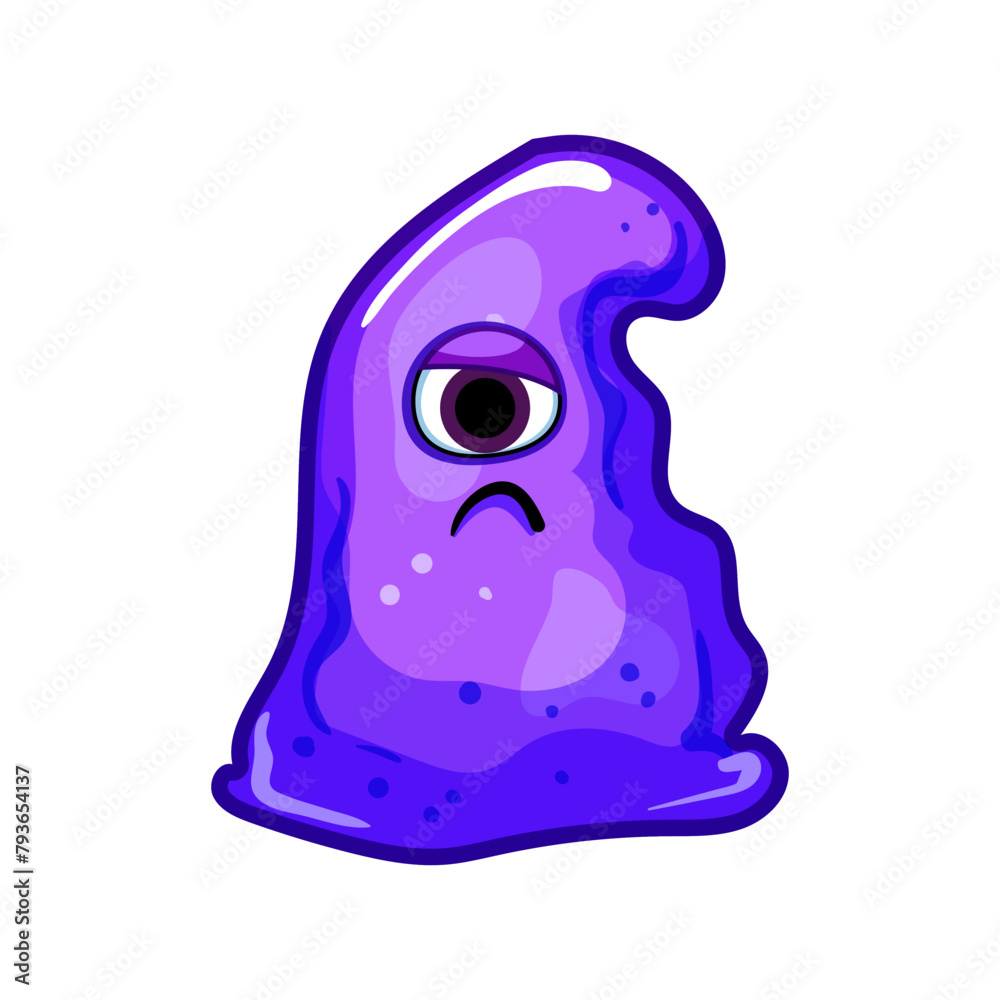 squishy slime character cartoon. stretchy trendy, diy sensory, stress ...