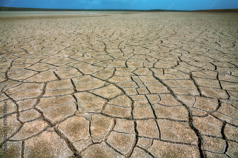 Image of heat and drought. Global warminga (man-made climate change ...