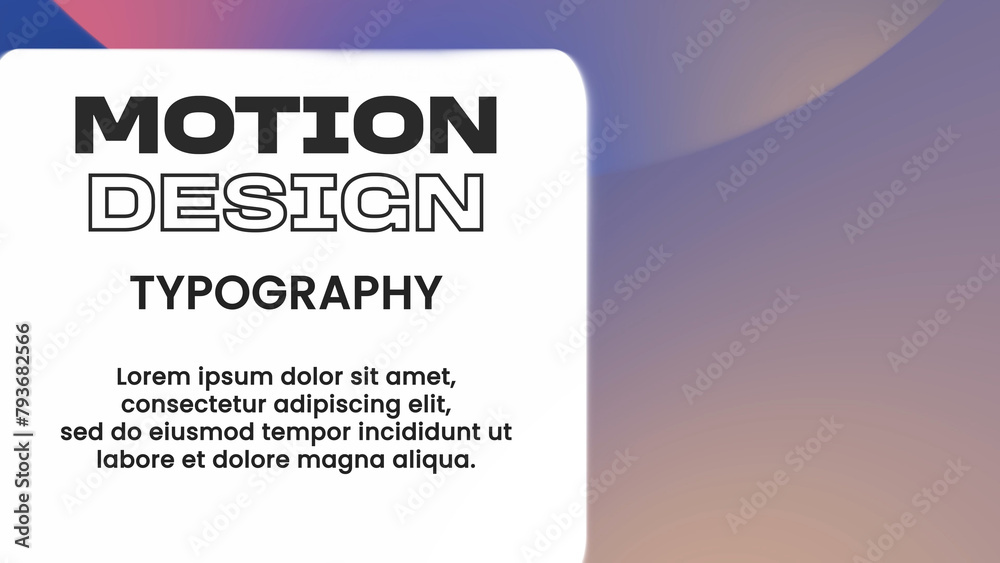 Basic Science Titles | Animated Titles with Control Panels Stock ...