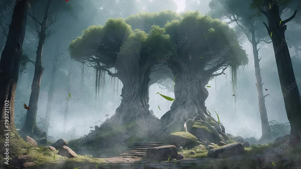 Feel the chilling embrace of a mist-shrouded forest as you encounter ...