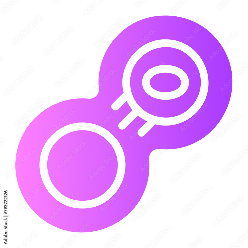 mitosis gradient icon Stock Vector | Adobe Stock