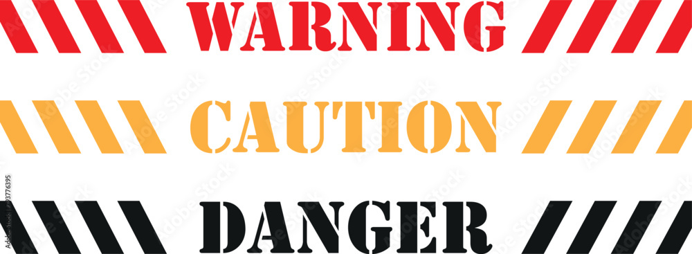 warning sign, warning text, warning text, traffic lane warning sign ...