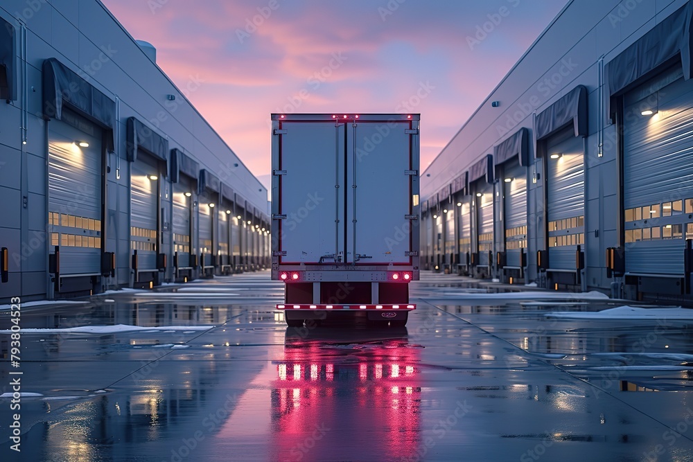 Truck Driver's Loading Dock Weight Distribution Imagery depicting ...