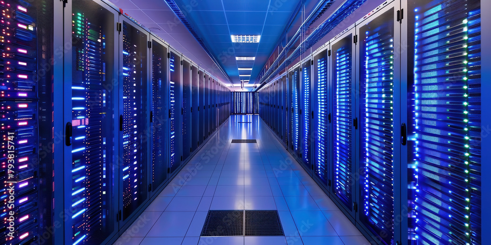 Big Data Centre, Servers, Information, Digitalization, SAAS, Cloud ...