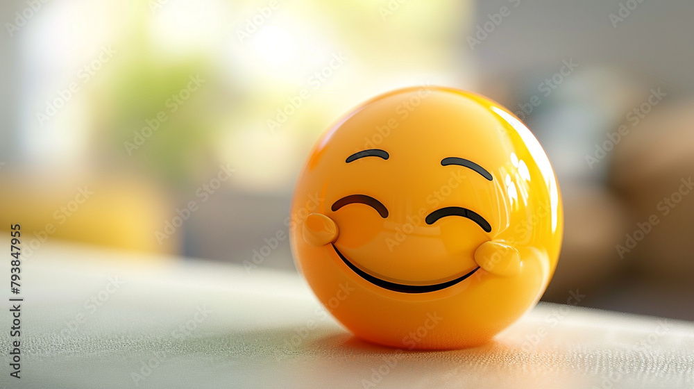 Winking Face Emoticon A winking face emoticon with one eye closed and a ...
