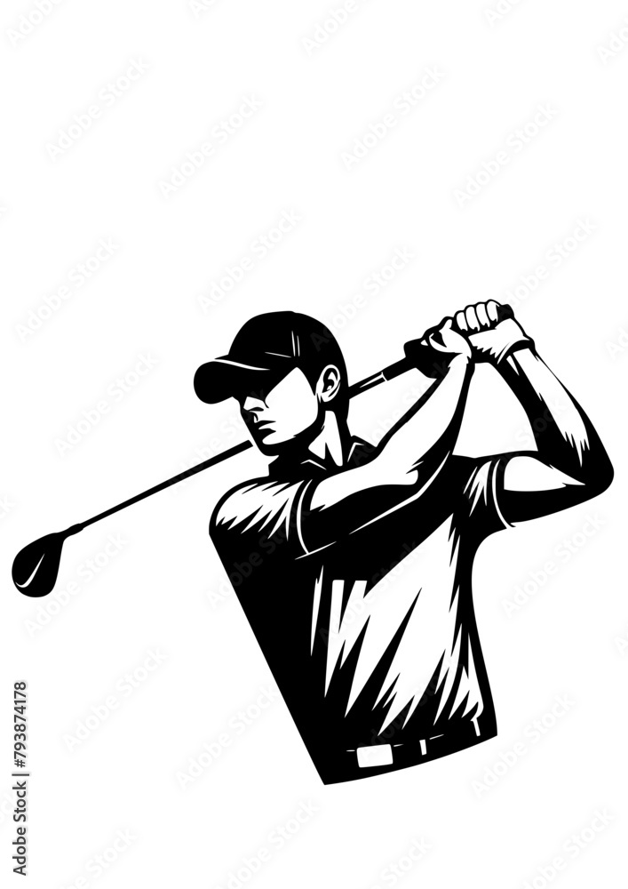 Vetor de Golf player Svg, Golf svg, Golfer svg, Golf Shirt, Golf ...