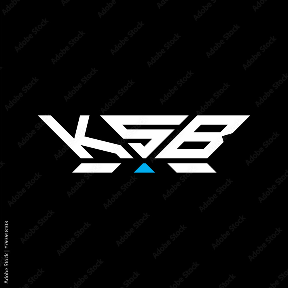 KSB letter logo vector design, KSB simple and modern logo. KSB ...