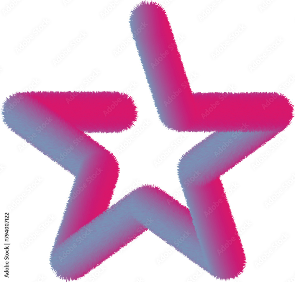 3d holographic stars set in y2k futuristic style isolated on white ...