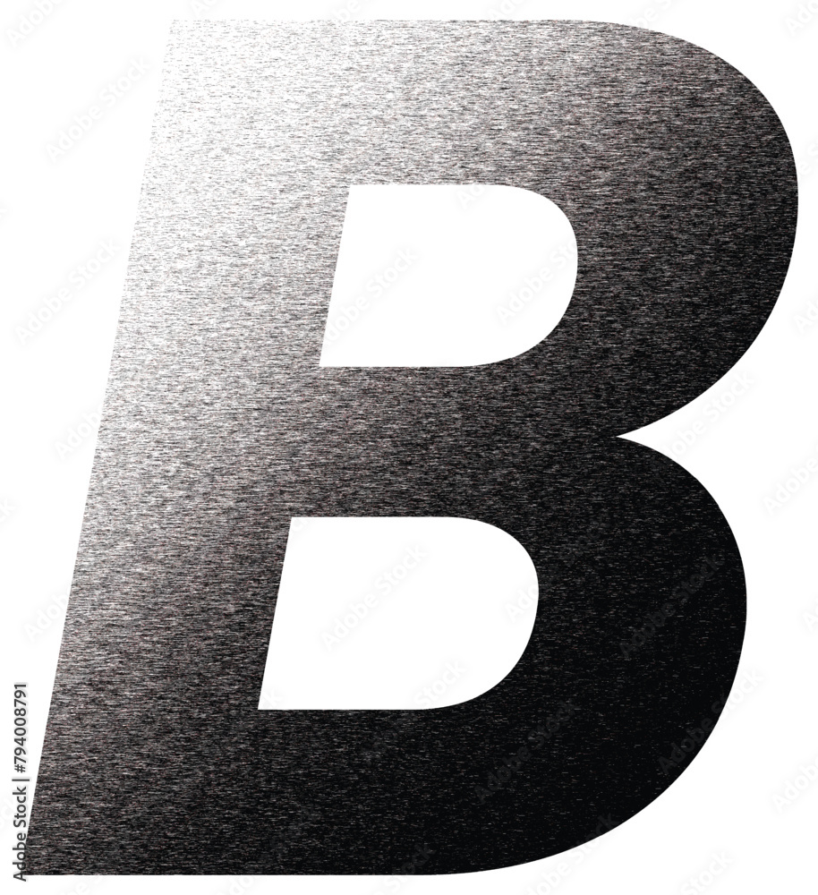 Painted letter B. Grunge alphabet font. Abstract handmade sans serif ...