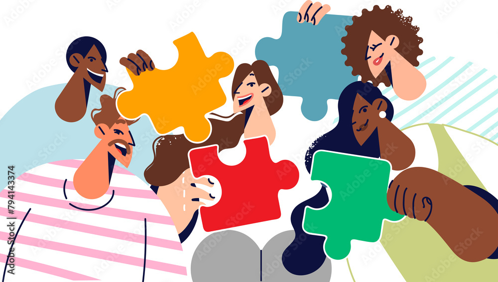 Group multiethnic students proud of tolerance and lack of ...