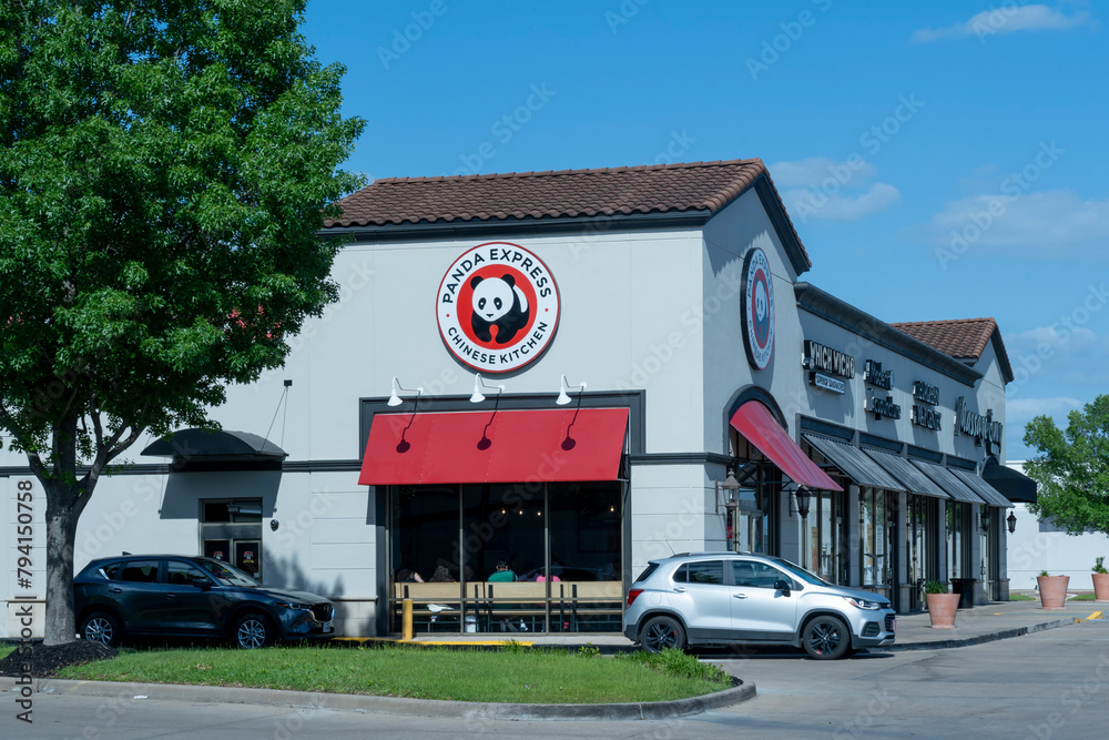 Houston, TX, USA - April 14, 2024: A Panda Express restaurant in ...