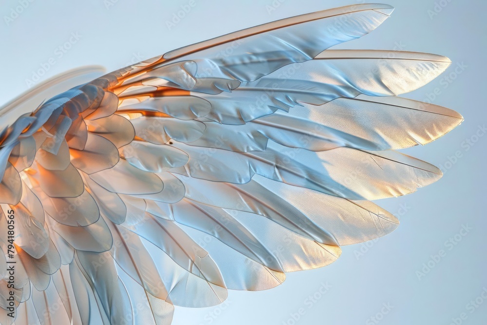Bird's wing structure compared to airplane wings, biomimicry in ...