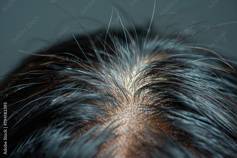 Hair loss pattern analysis, follicular miniaturization, alopecia ...