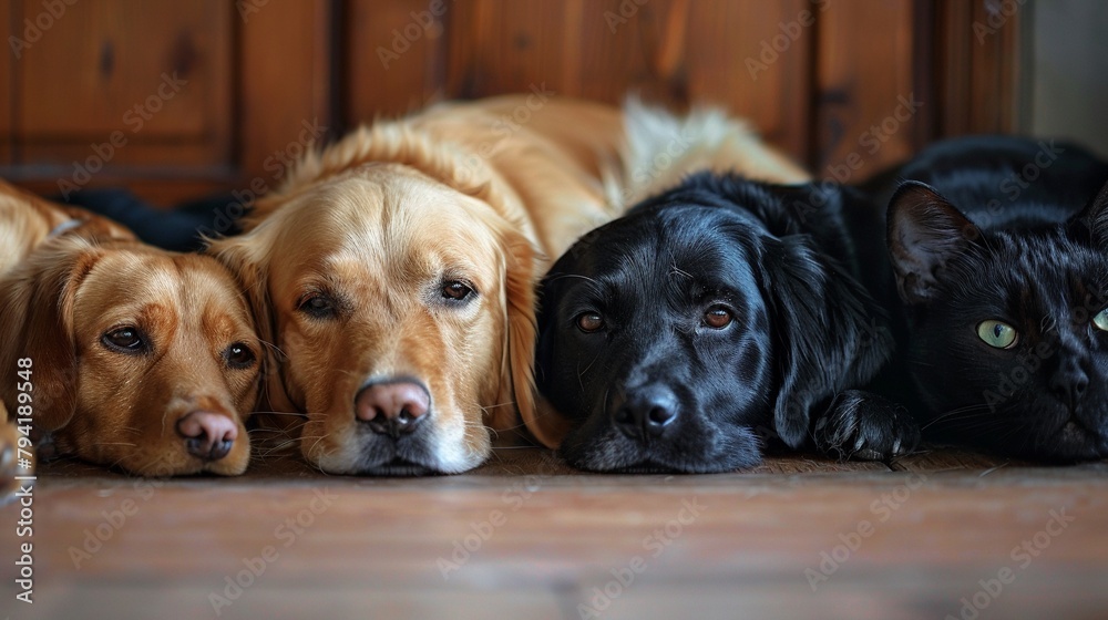 Invite others to share in the joy of your warm family with pets by ...