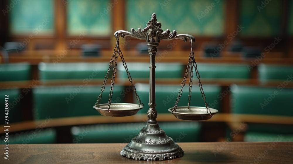 Imbalanced Scale with Asymmetrical Composition Generative AI Stock ...