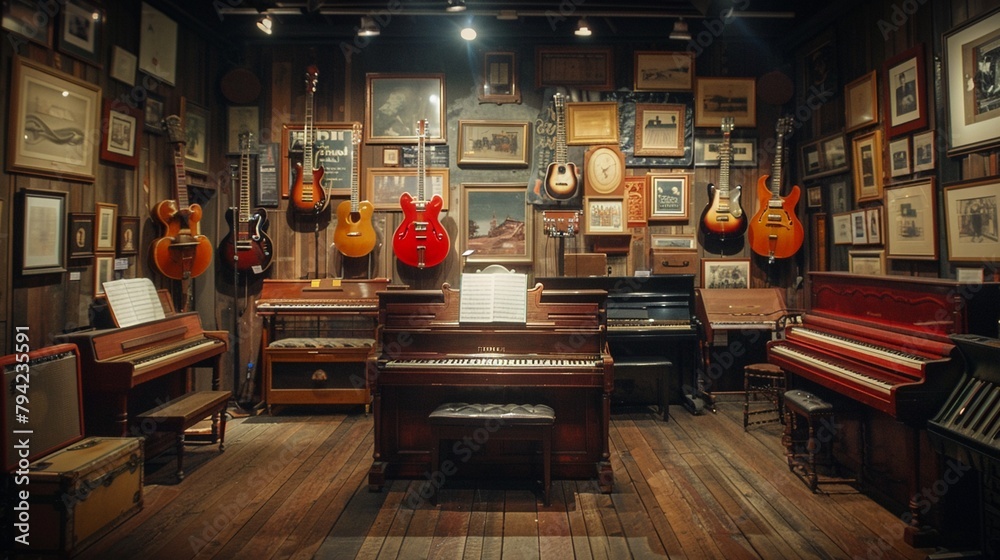 Picture a vintage music hall, where the culture of the past comes alive ...