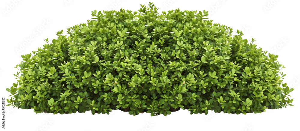 Detailed view of a boxwood bush, meticulously trimmed and shaped for ...
