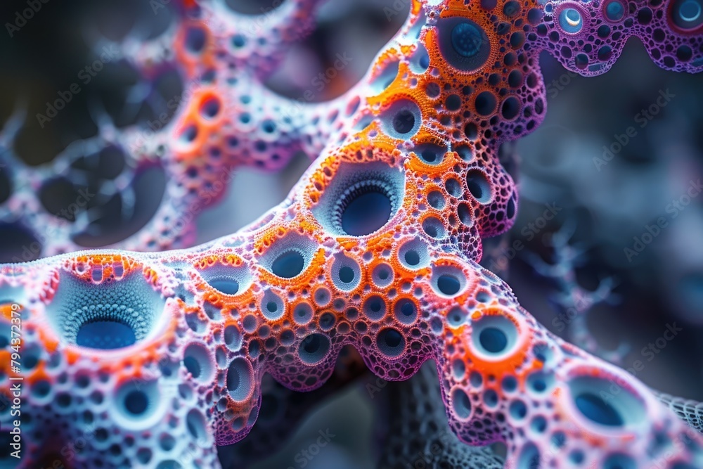 Archaic Archaea:Vibrant Fractal-Inspired Structures of Ancient ...