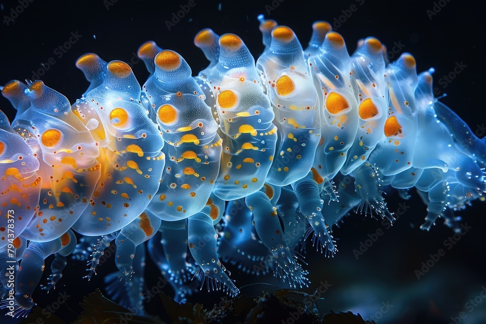 Otherworldly Segmented Larvae Undulating in the Mysterious Deep Sea ...