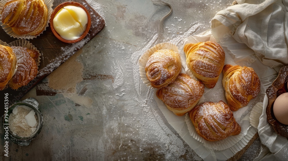 pastelitos criollos, type of sweet cake from the cuisine of Argentina ...