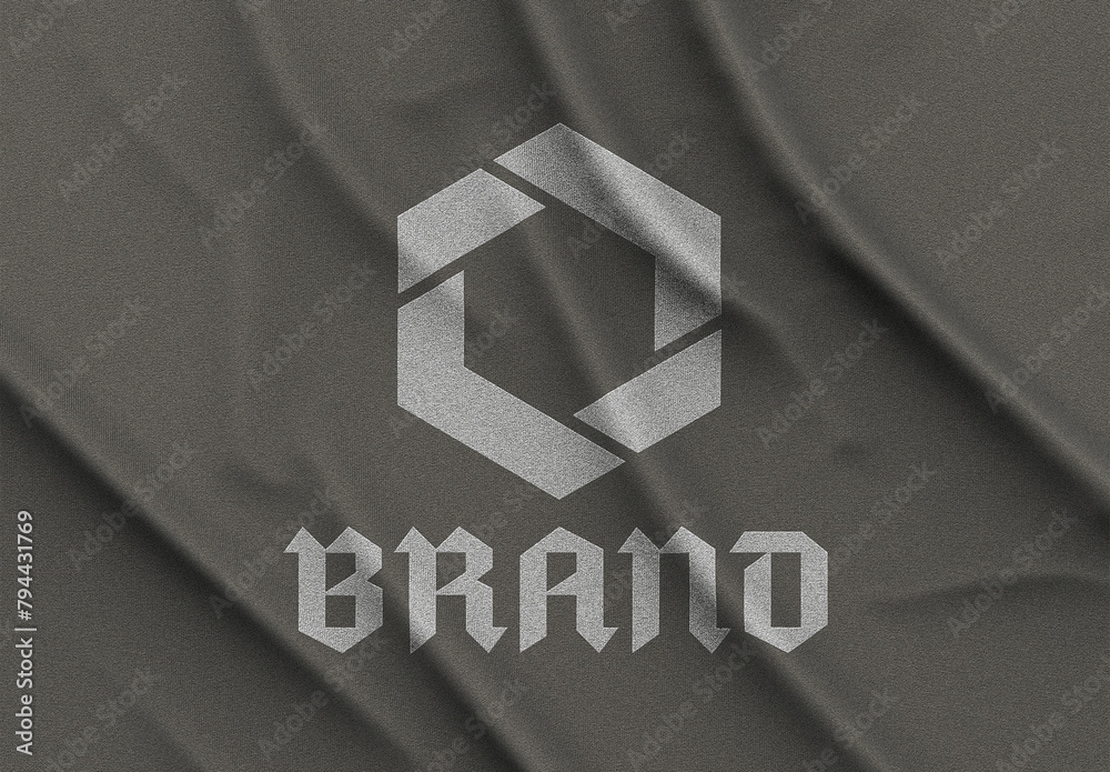 Fabric Logo Mockup Stock Template | Adobe Stock