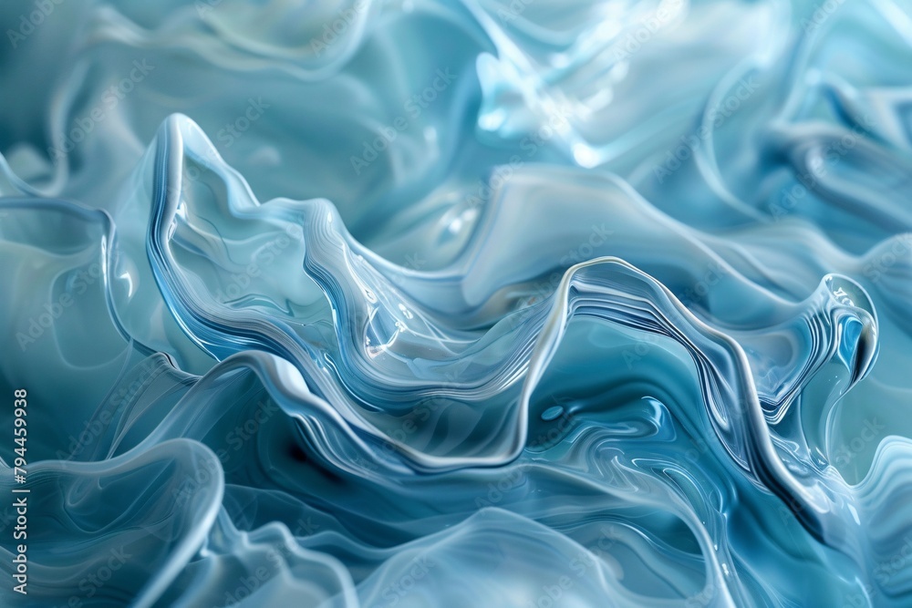 Behold the captivating allure of abstract water patterns, where fluid lines and swirling ...