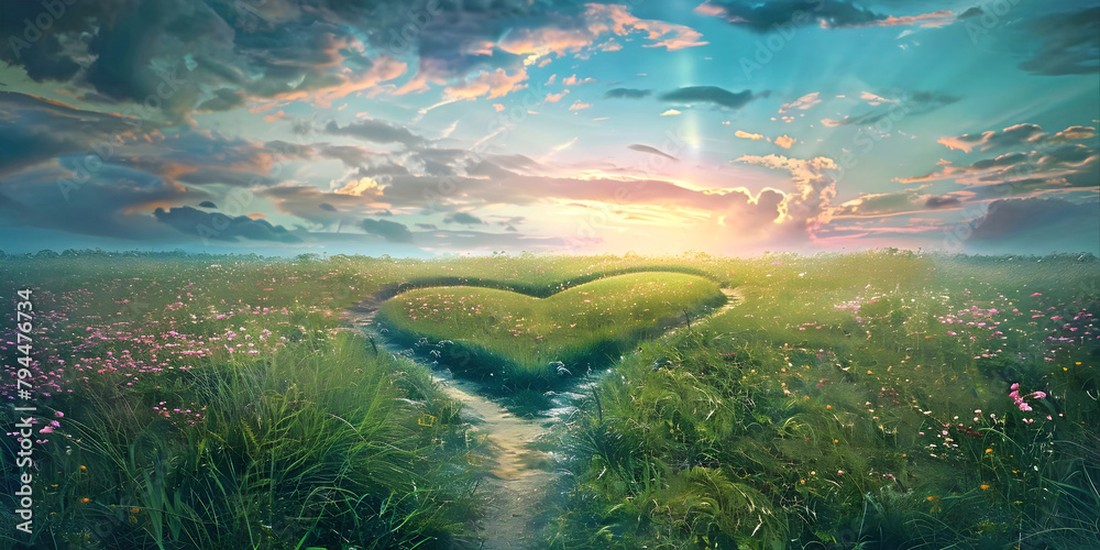 Nature is truly beautiful and we must show it more LOVE = meadows with ...