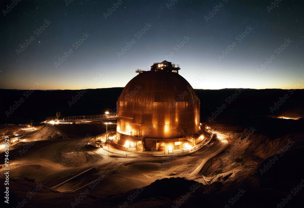 'australia nsw head mine copper view night mining quarry gold ...