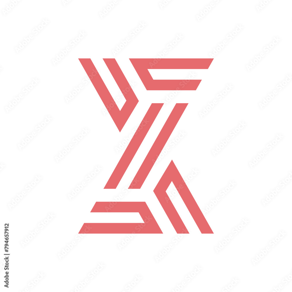 Monogram X. Design vector X logo. Monogram initial letter mark X logo ...