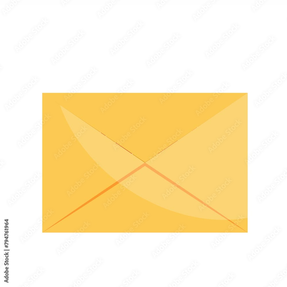 Email icon animation, Opening an Email Letter in an Envelope Animated ...