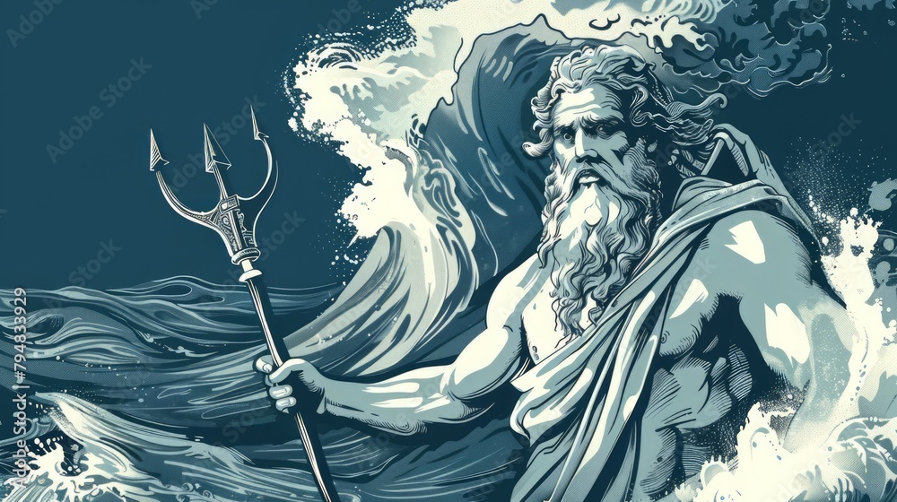 Poseidon is one of the Twelve Olympians in ancient Greek religion and ...